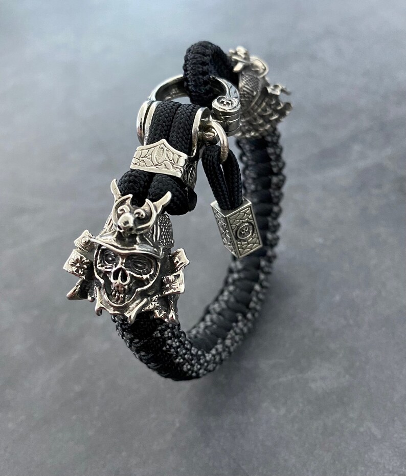 Cursed Shogun Bracelet Paracord Bracelet Men's Norse - Etsy
