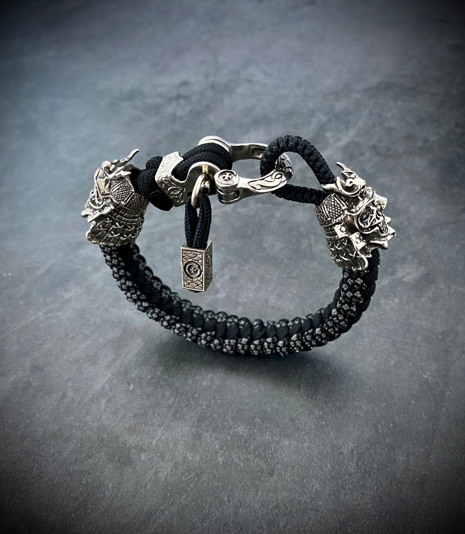 Cursed Shogun Bracelet Paracord Bracelet Men's Norse - Etsy