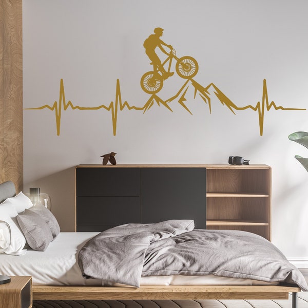 Bike Wall Decal - Etsy