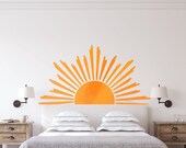 Sun Wall Decal Sun Modern Wall Decals Modern Wall Stickers - Etsy