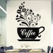 Coffee Wall Decal Custom Coffee Wall Art, Coffee Decals, Kitchen Wall ...