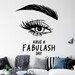 Have a Fabulash Day Beauty Salon Wall Decal Stickers Lashes Nail Polish ...