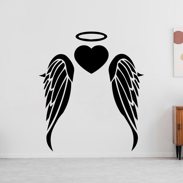 Angel Wall Decal - Etsy