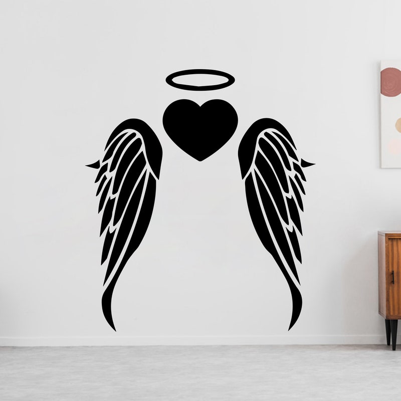 Angel Wall Decal - Etsy