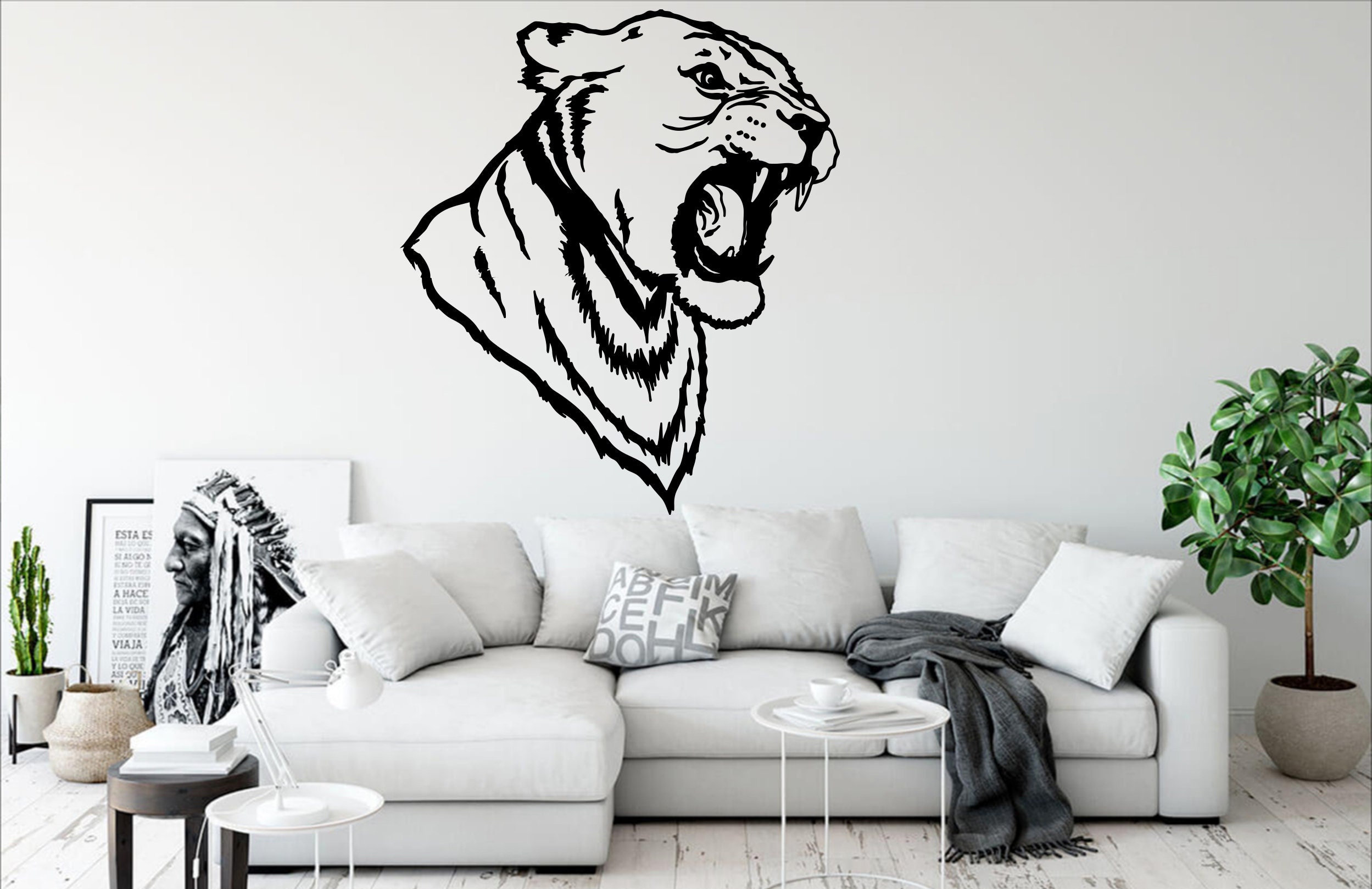 Lion Wall Decor Head Wild Lioness Face Wild Animal King Jungle - Etsy
