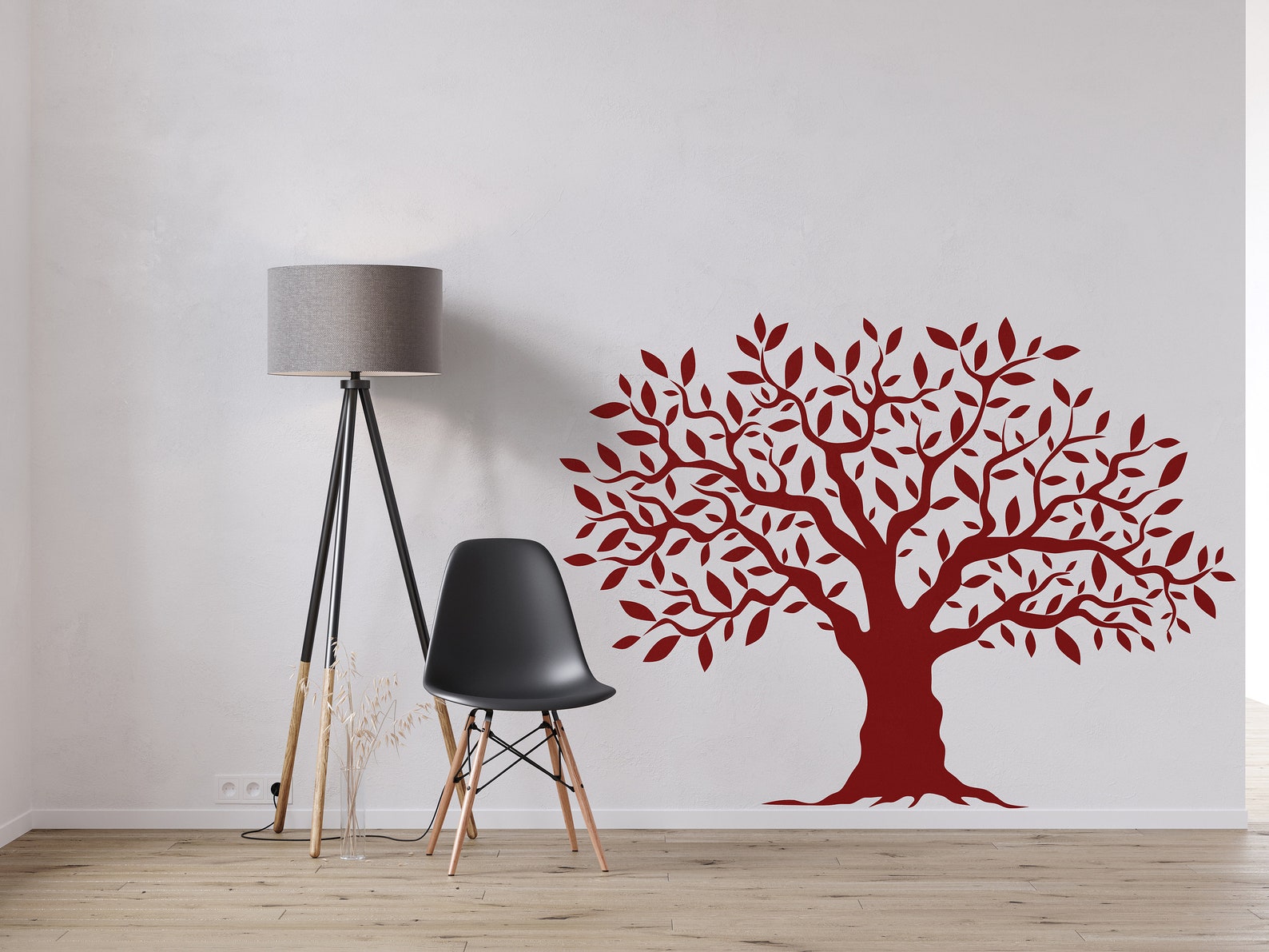 Tree Wall Decal Sticker Bedroom Tree of Life Roots Birds | Etsy