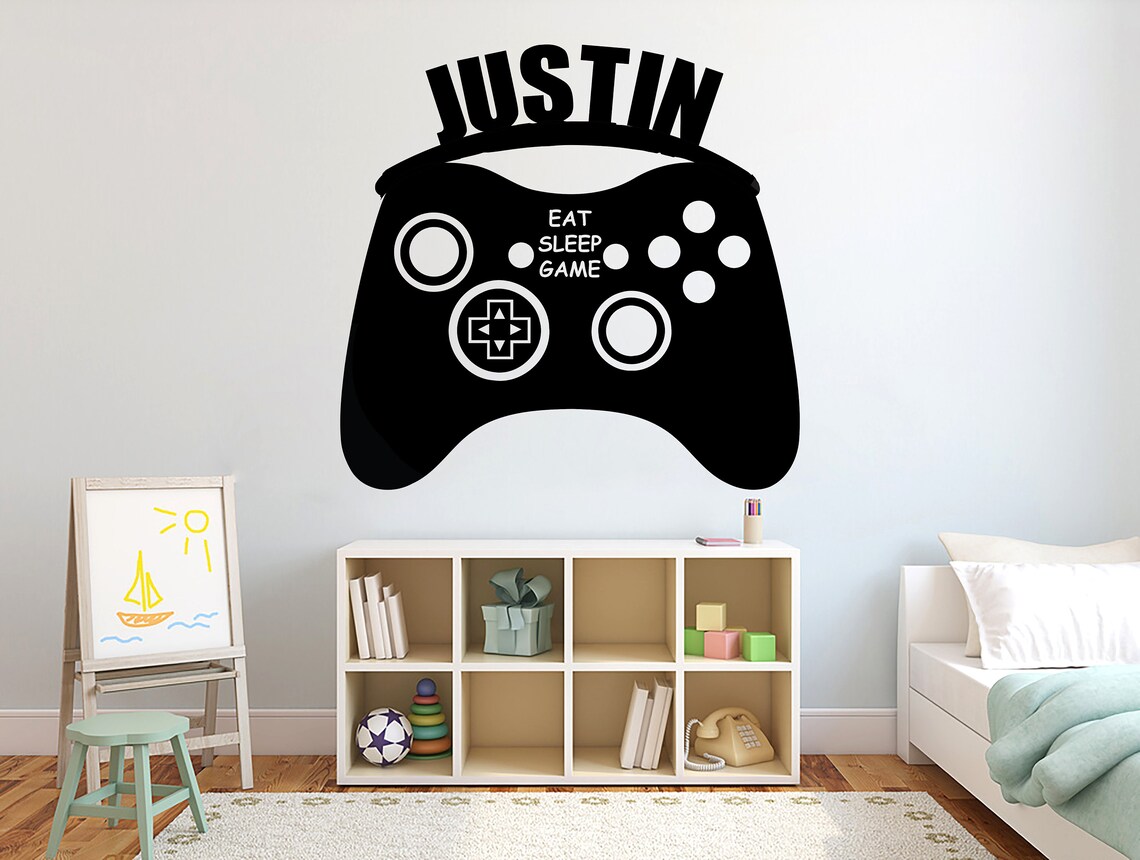 Gamer Name Sign Gamer Kids Room Sign Boys Room Decor - Etsy