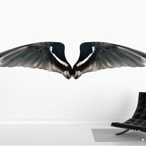 Angel Wings Wall Decal, Angel Wings Vinyl Wall Art Decals, Angel Decal ...