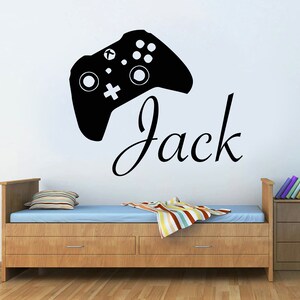 Gamer Wall Decor Custom Controller Decal Video Game Girl Boy Room Gifts ...