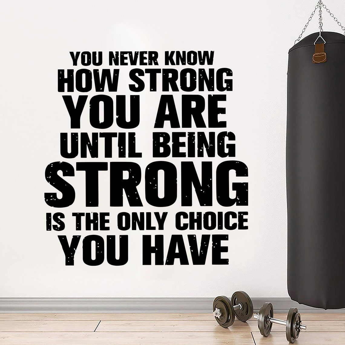 Fitness Decor Art Quotes Gym Stickers Fitness Wall Art Gifts - Etsy