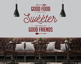 Wall Decal for Restaurant Food Wall Decal Restaurant - Etsy