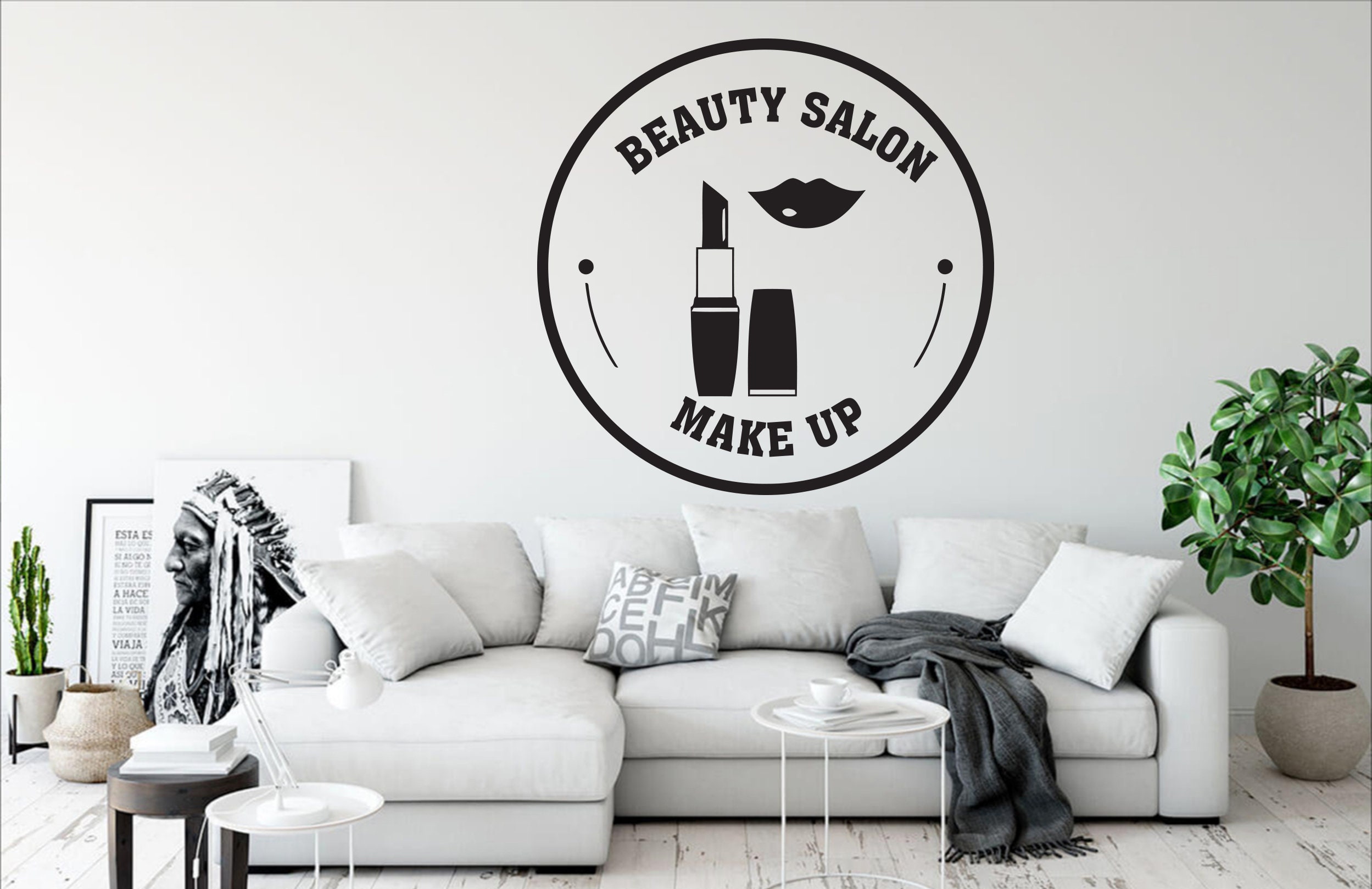 Beauty wall decor Custom Salon Manicure Hair Nails Eye Lashes | Etsy