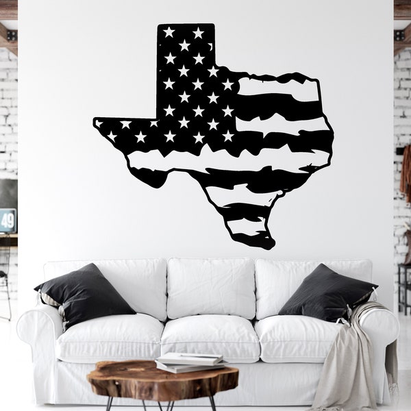 Texas Map Stickers - Etsy
