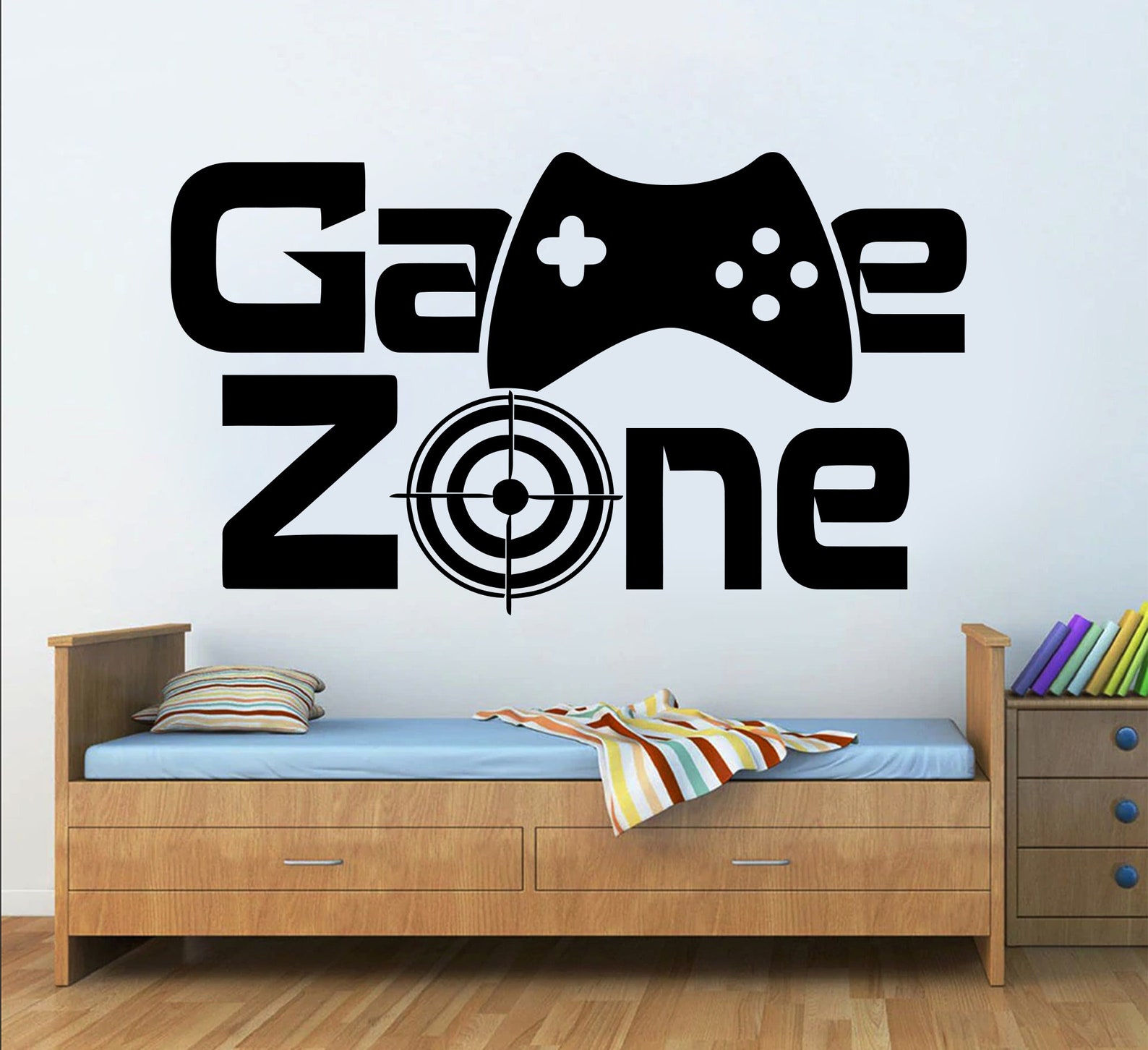 Gamer Wall Decor Custom Controller Decal Video Game Girl Boy - Etsy