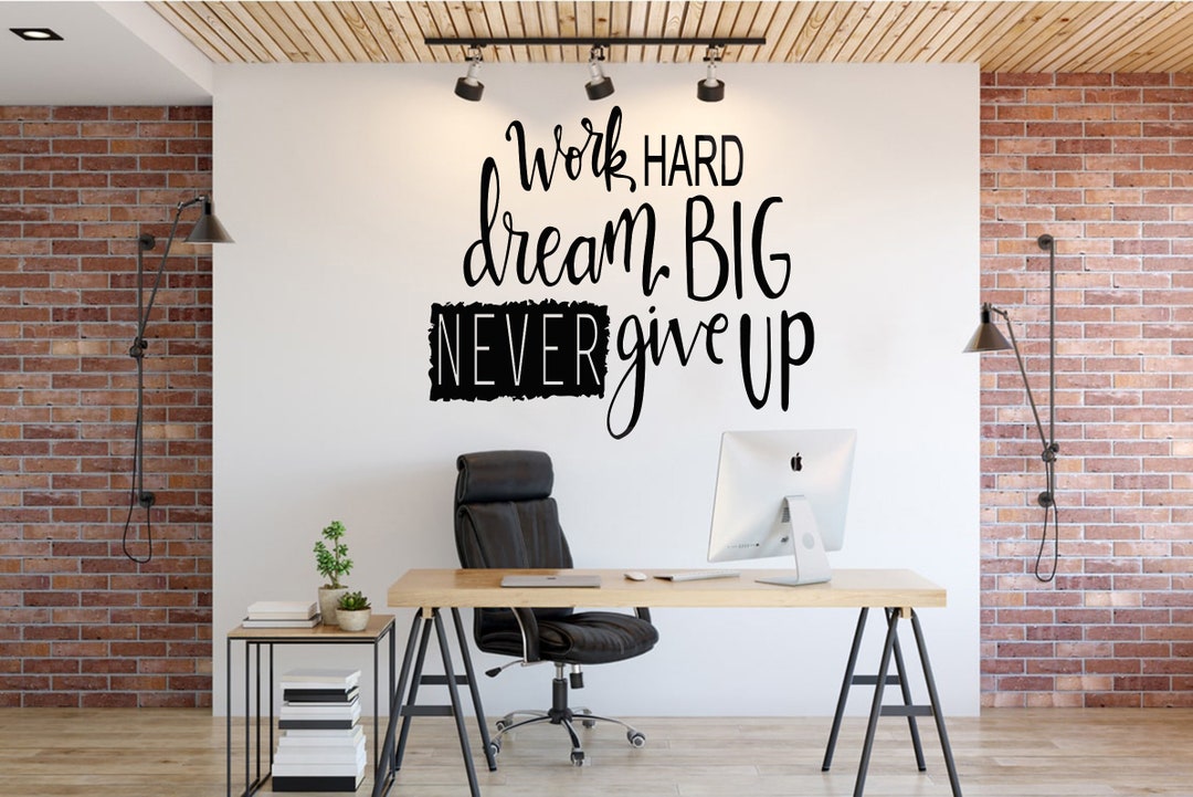 Office Decor Office Wall Art Home Office Stickers Office Wall Gift Home ...