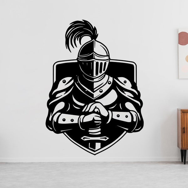 Knight Wall Decal - Etsy