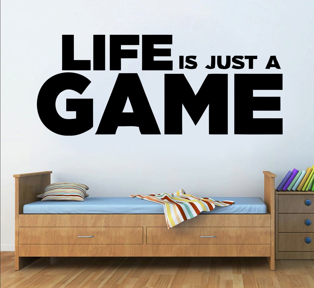 Gamer Wall Decor Custom Controller Decal Video Game Girl Boy Room Gifts ...