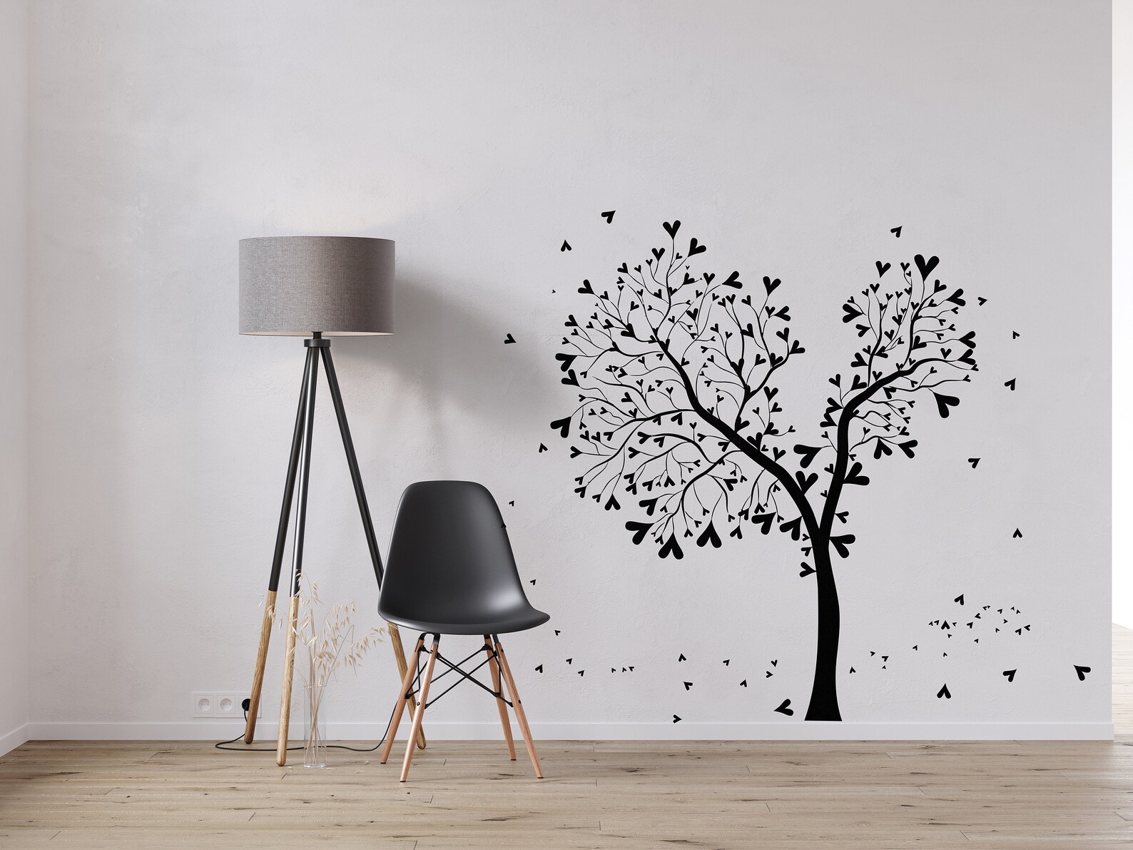 Tree Wall Decal Sticker Bedroom Tree of Life Roots Birds Flying Away ...