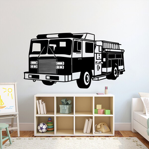 Fire Truck Vinyl - Etsy
