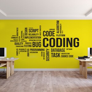 Office Decor Office Coding the Office Stickers Office Wall Art Gifts ...