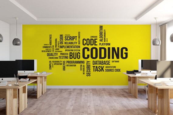 Office Decor Office Coding the Office Stickers Office Wall Art - Etsy ...