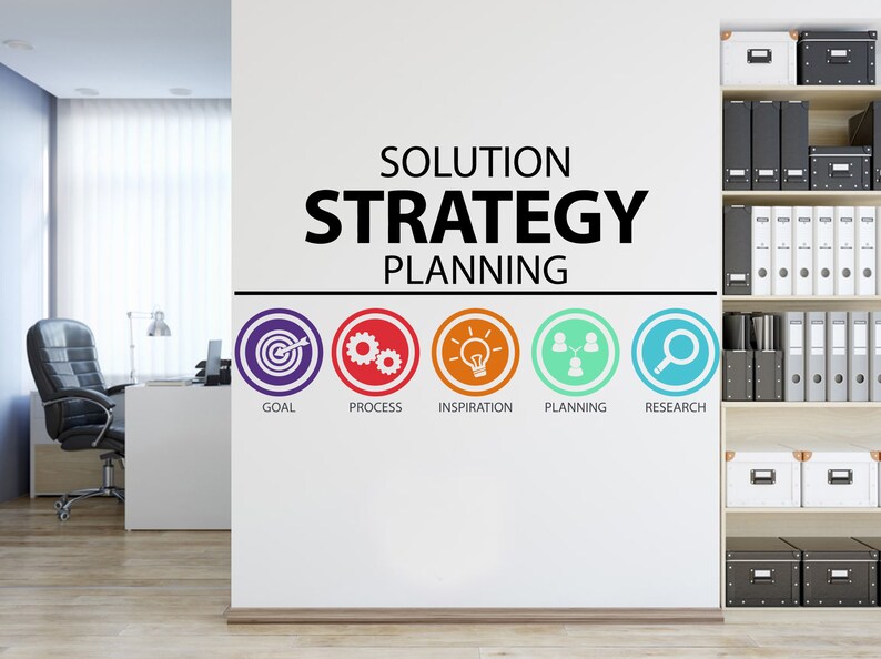 Solution Strategy Wall Decal Technology Vinyl Wall Art Decals - Etsy