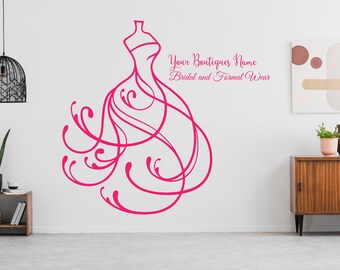 Women Fashion Couture Boutique Wall Decal Girls Clothing | Etsy