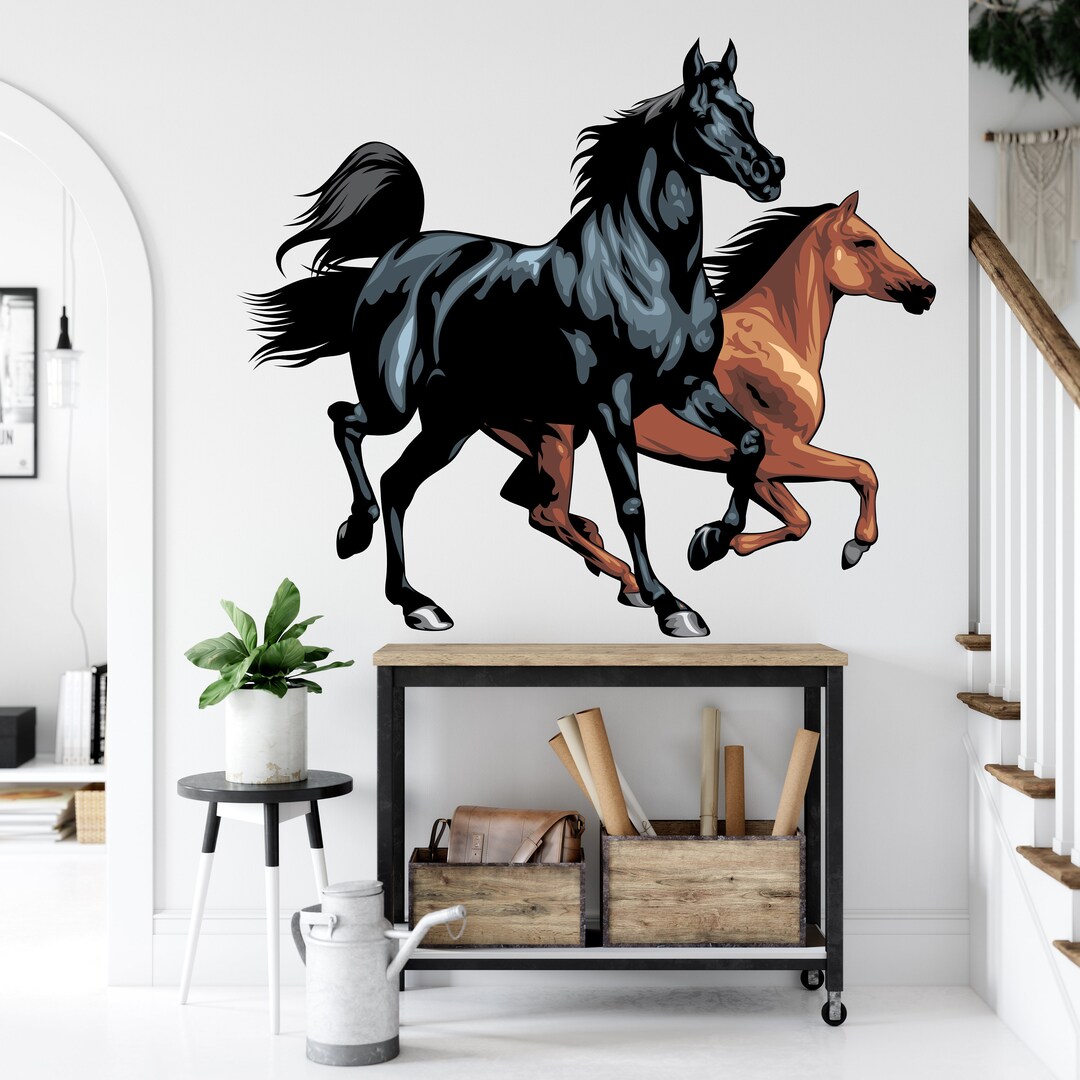 Beautiful Horse Wall Decal | Horse Wall Sticker | Horse Wall Decor ...