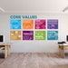 Core Values, Customers, Lets Talk, Teamwork, Determination, Integrity ...