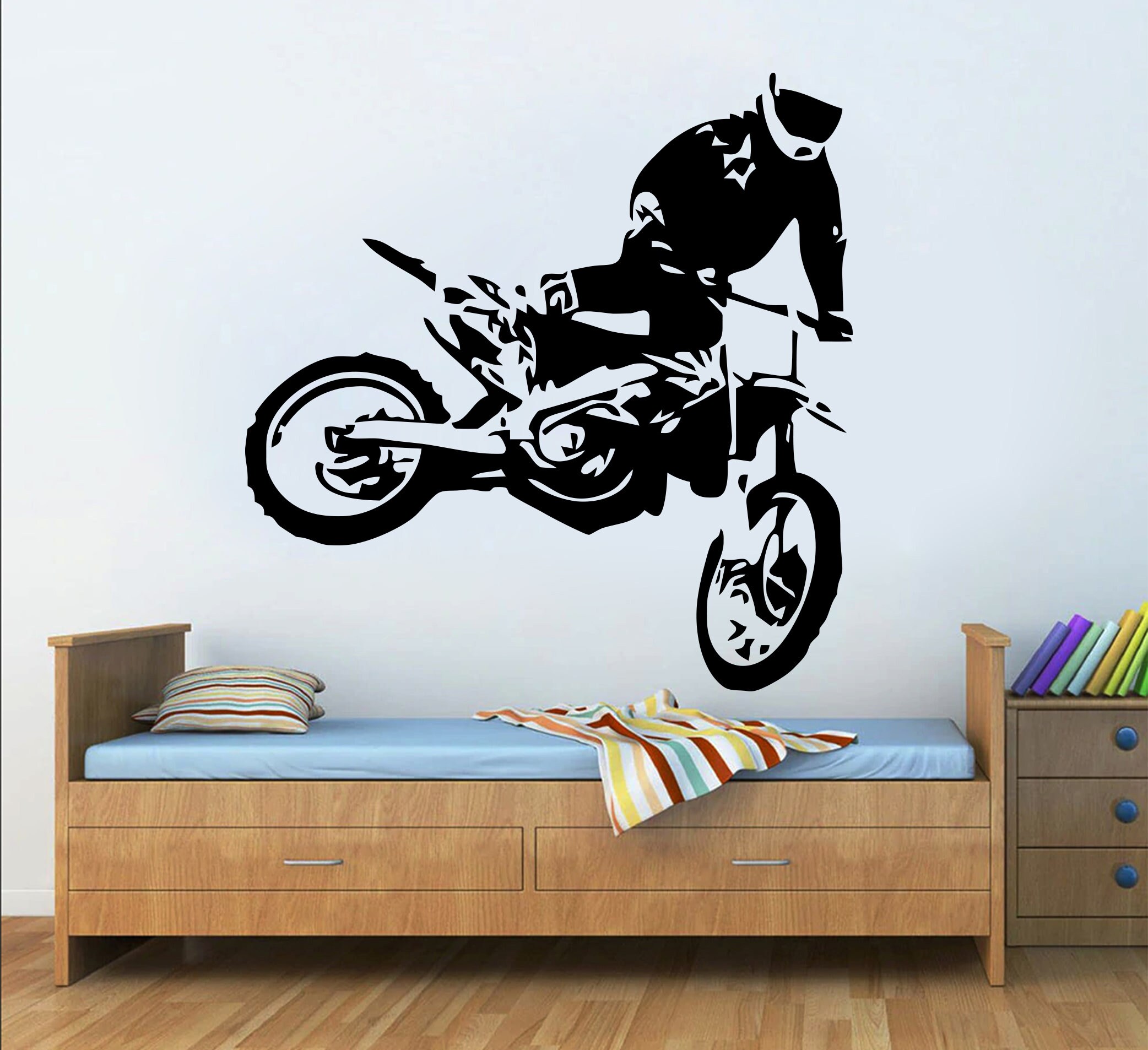 Bicycle Bike Wall Decor Stickers Art Vinyl Decal Bike Art Wall - Etsy UK