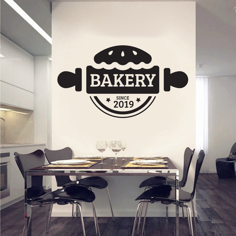 Bakery Wall Art Custom Baking Wall Decal Baker Decals - Etsy