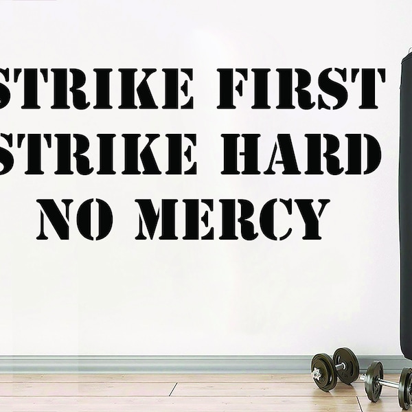 Strike Hard Wall Decal Cobra - Etsy