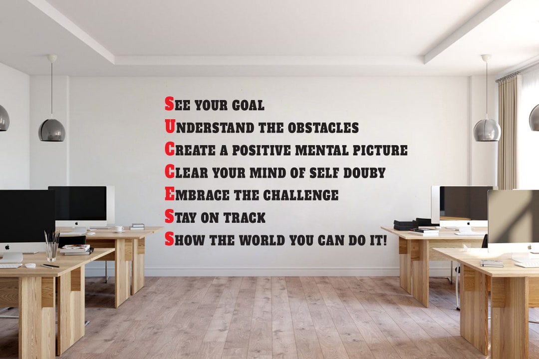 Success Office Decor Office Loading Idea Office Stickers Office Wall ...