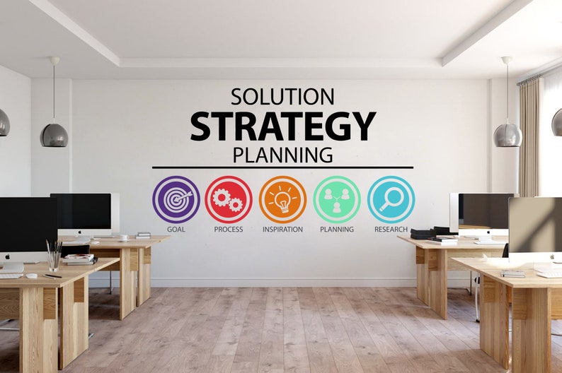 Solution Strategy Wall Decal Technology Vinyl Wall Art Decals - Etsy
