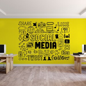 Office Decor Office Social Media Office Stickers Office Wall Art Gifts ...