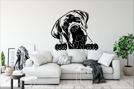 Dog Wall Decal Dog Decor Dog Kids Dog Wall Art Decal Dog Lover - Etsy