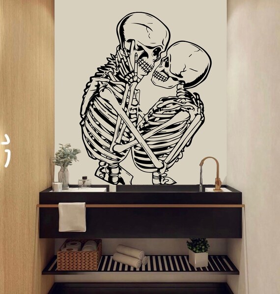 Skull Lovers Couple Love Romantic Soulmate Forever Infinity - Etsy