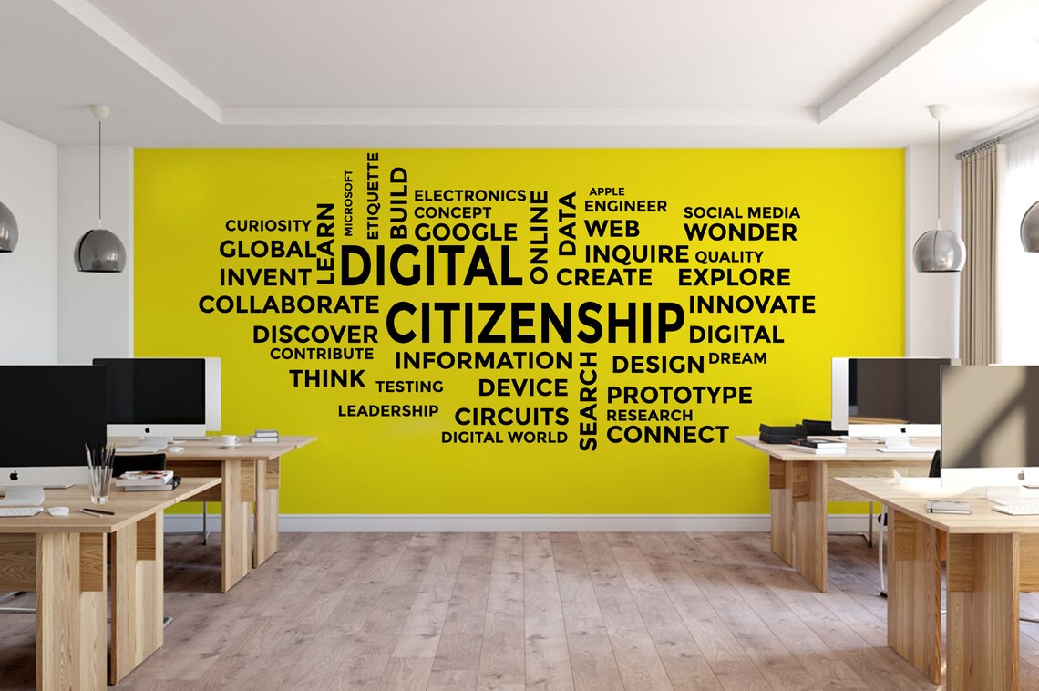 Office Decor Office Digital Citizen Office Stickers Office - Etsy