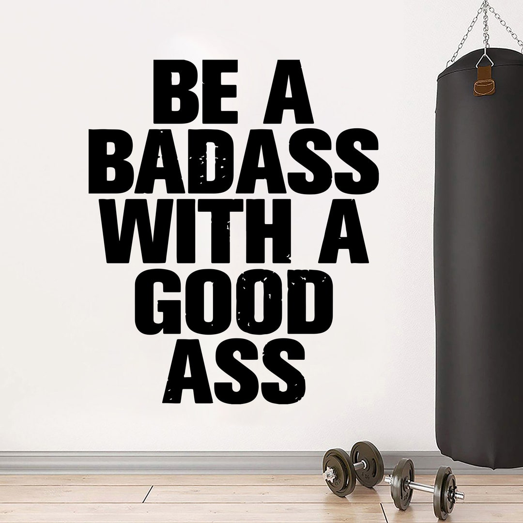 Fitness Decor Art Quotes Gym Stickers Fitness Wall Art Gifts Boys Girl ...