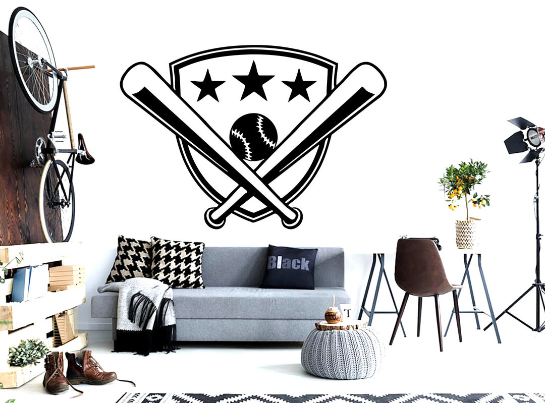 Baseball Wall Art Quote Personalized Gifts Custom Decal Wall Decal ...