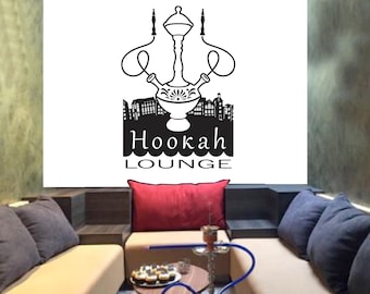 Hookah Lounge Wall Decor Hookah Lounge Bar Hookah Decals Hookah Shop ...
