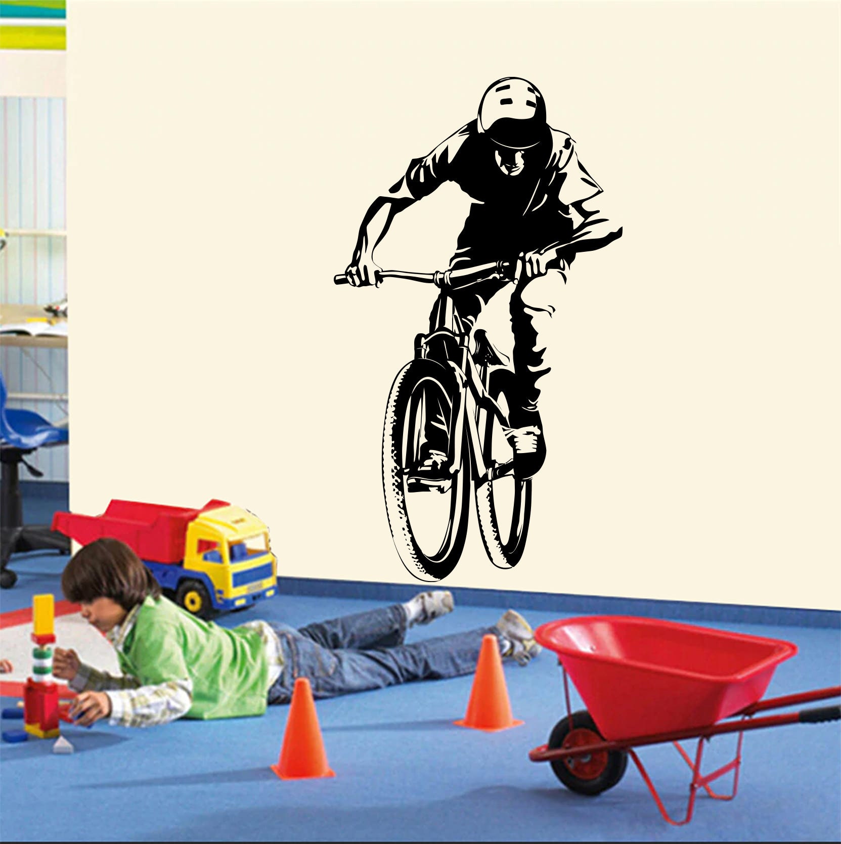 Bicycle Bike Wall Decor Stickers Art Vinyl Decal Bike Art Wall - Etsy UK