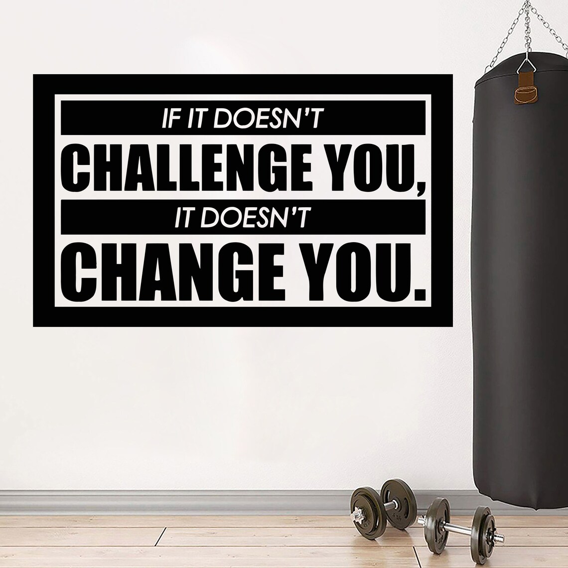 Fitness Decor Art Quotes Gym Stickers Fitness Wall Art Gifts - Etsy