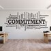 Commitment Wall Decor Office Wall Decal Idea Teamwork Business Worker ...