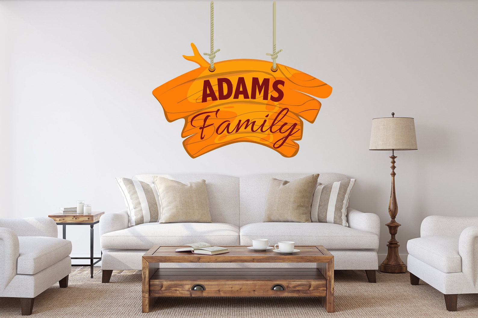 Family Wall Decals Family Name Sign Personalized Wall Decor | Etsy