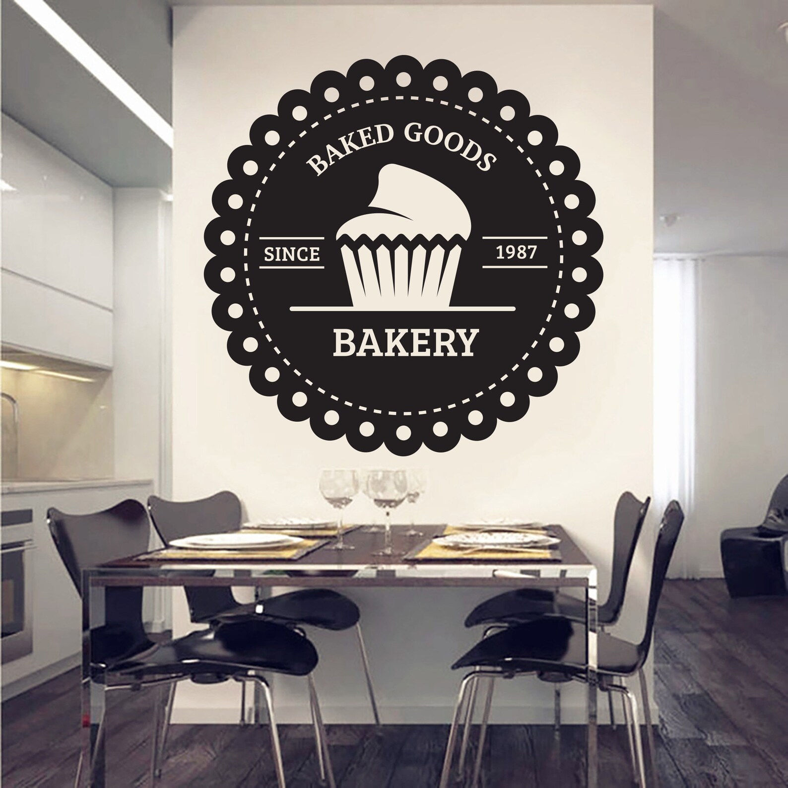 Bakery Wall Art Custom Baking Wall Decal Baker Decals | Etsy
