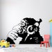 Banksy Thinking Monkey Sticker Art Vinyl Street Baksy Wall Decal Chimp ...