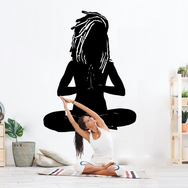 Yoga Wall Decal - Etsy