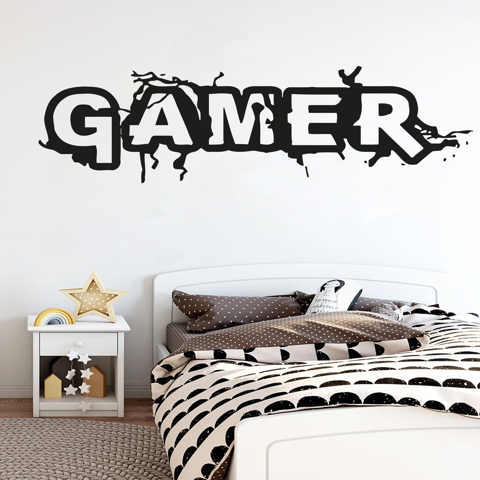 Gamer Wall Decor Custom Controller Decal Video Game Wall | Etsy