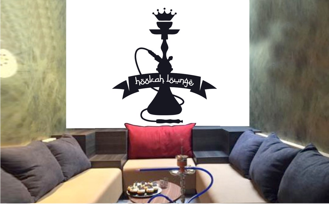 Hookah Lounge Wall Decor Hookah Lounge Bar Hookah Decals Hookah Shop ...